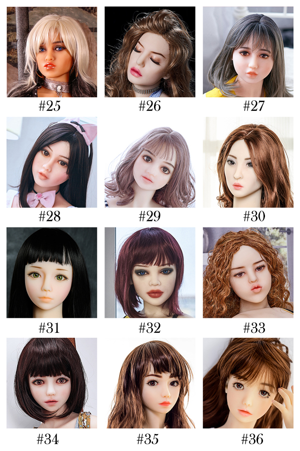 Extra Doll Heads ( Irontech TPE Doll) - Mailovedoll